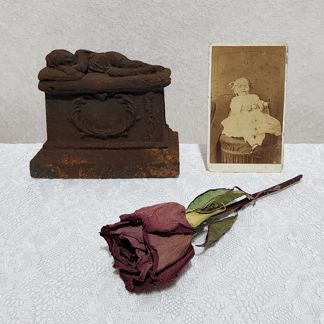 Large Sized. 3d Printed Resin Post Mortem Child Grave Marker! A Duplicate of a Real Life ...