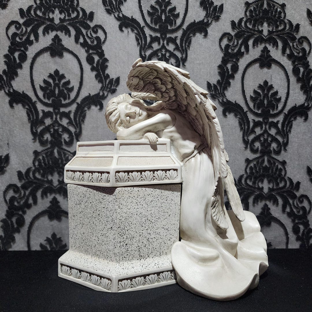 Vintage, Used Vessel. Guardian Angel Urn. Hauntingly Beautiful for Your ...