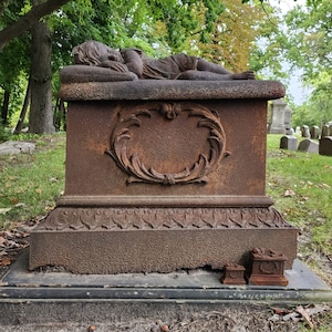 Large Sized. 3d Printed Resin Post Mortem Child Grave Marker! A Duplicate of a Real Life ...