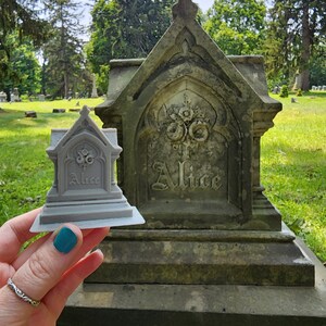 3D Printed Resin Grave Marker! A Duplicate of a Real Life Headstone. A ...