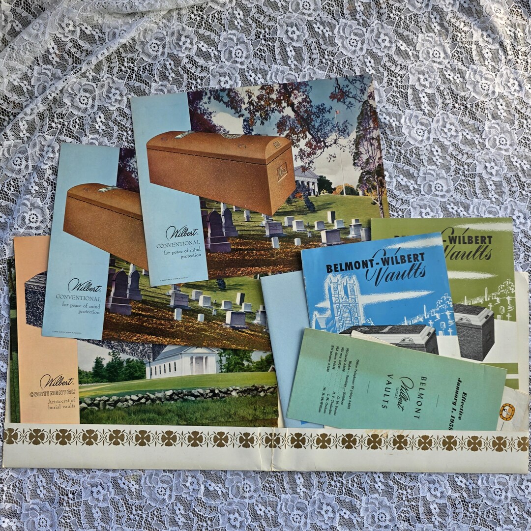 Vintage! Rare, New Old Stock, Advertisement for Wilburt Vaults. Sales ...