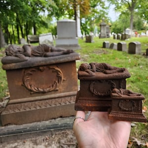 Large Sized. 3d Printed Resin Post Mortem Child Grave Marker! A Duplicate of a Real Life ...