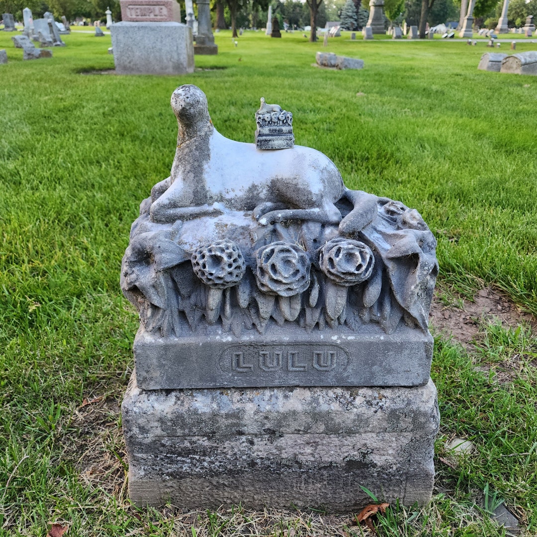 3D Printed Lamb Tombstone. A Duplicate of a Real Life Headstone. MADE ...