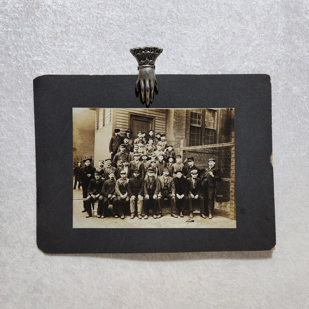 Large, Victorian or Edwardian Era, Antique Photo of a Group of Working ...
