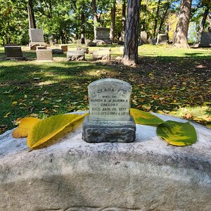 3D Printed Resin Grave Marker! A Duplicate of a Real Life Headstone. CLARA 1877. Made to Order ...