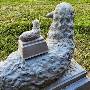 3D Printed Lamb Tombstone. A Duplicate of a Real Life, Zinc Headstone ...