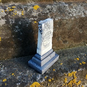 3D Printed Resin Grave Marker! A Duplicate of a Real Life Headstone. LUCELIA Died at 28 ...