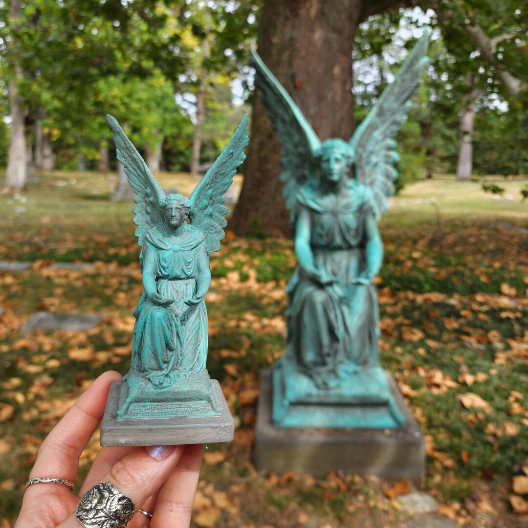 3D Printed Emery Weeping Angel Grave Marker! A Duplicate of a Real Life ...