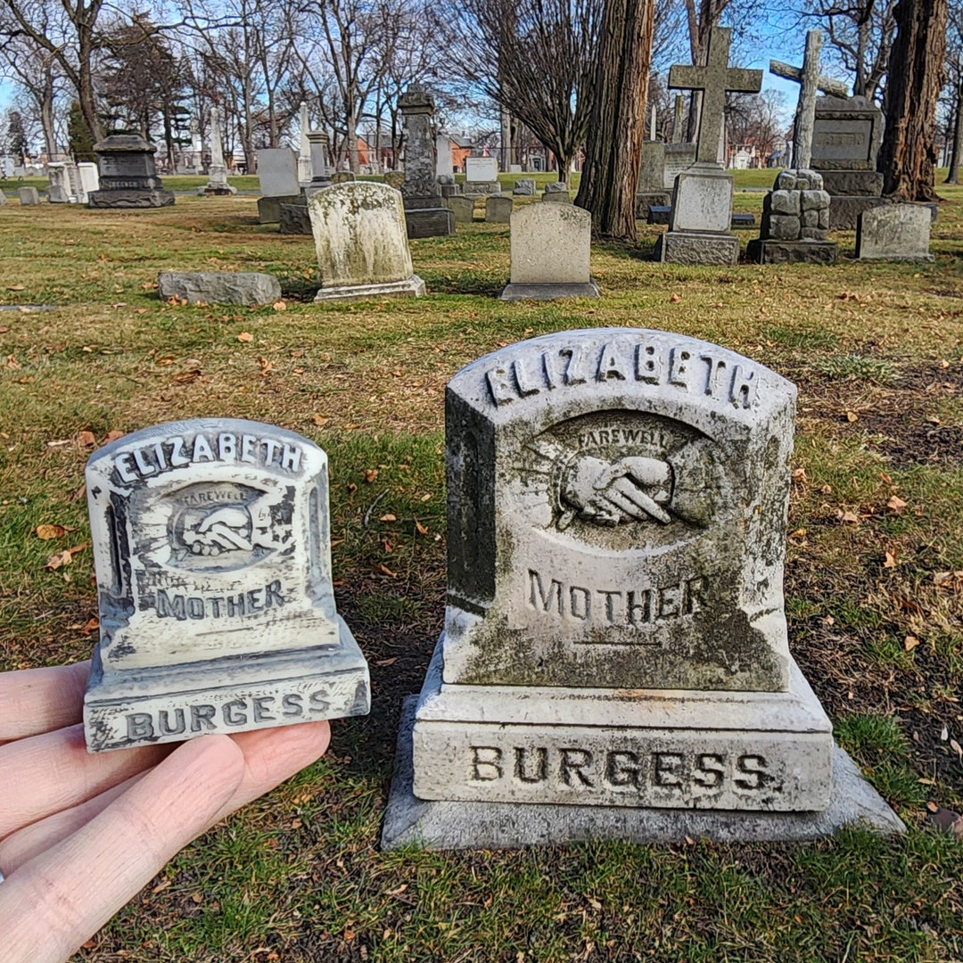3D Printed Resin Grave Marker! A Duplicate of a Real Life Gravemarker. Farewell. MOTHER ...