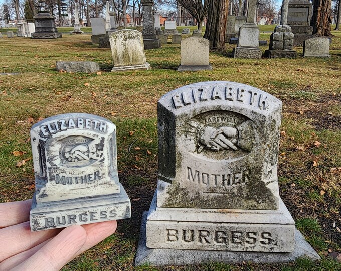 3D Printed Resin Grave Marker! A Duplicate of a Real Life Gravemarker. Farewell. MOTHER ...