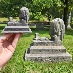 3D Printed Resin Grave Marker! Weeping Willow Tree and Lamb. A ...