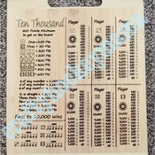 Printable 11X17 YARDZEE Score Card File With Uncoordinated - Etsy Singapore