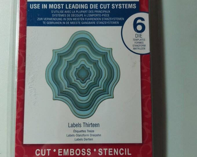 Spellbinders Nestabilities Labels Thirteen - Etsy