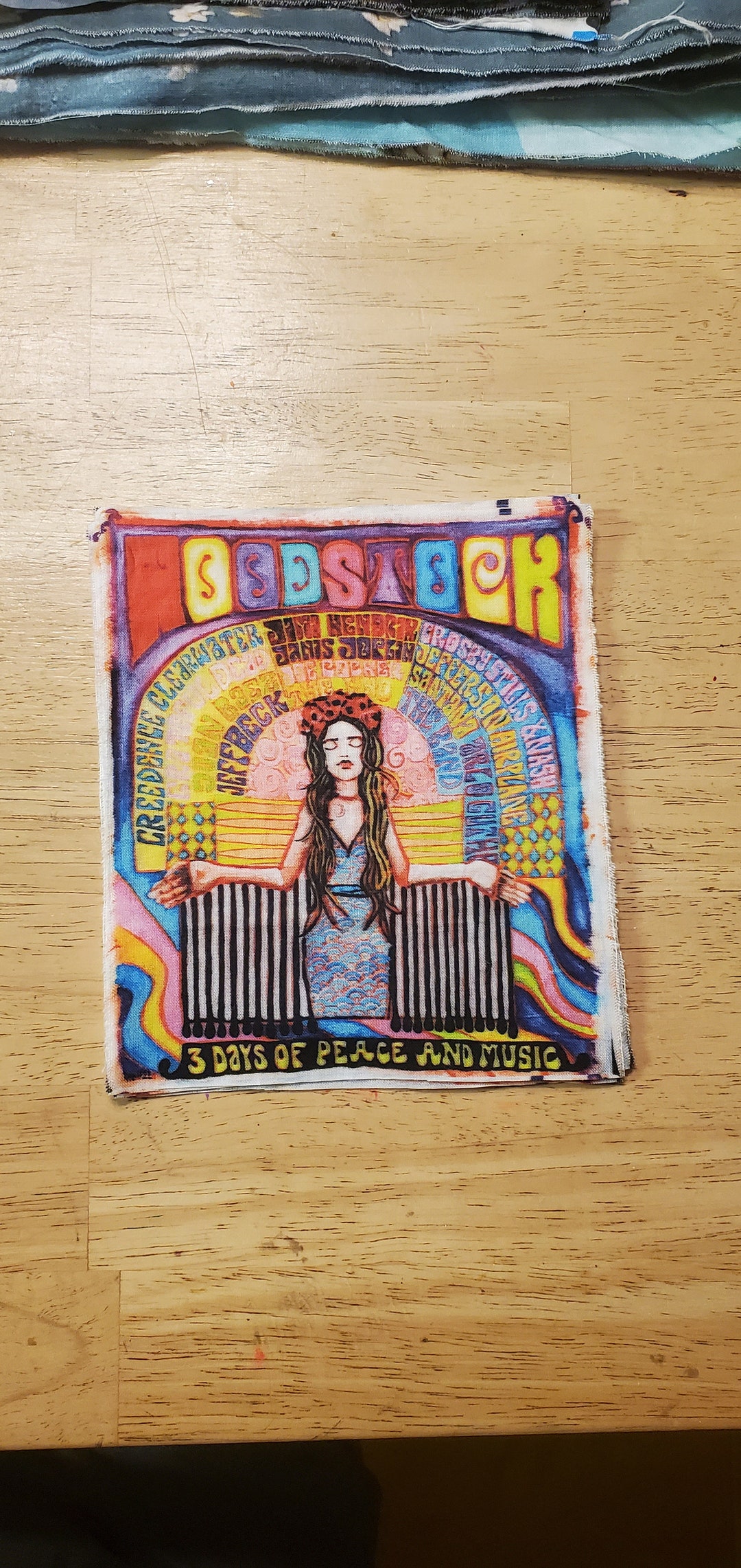 Woodstock. Patch. Clothing Patch. Cotton Patch. Music Patch. Band Patch ...