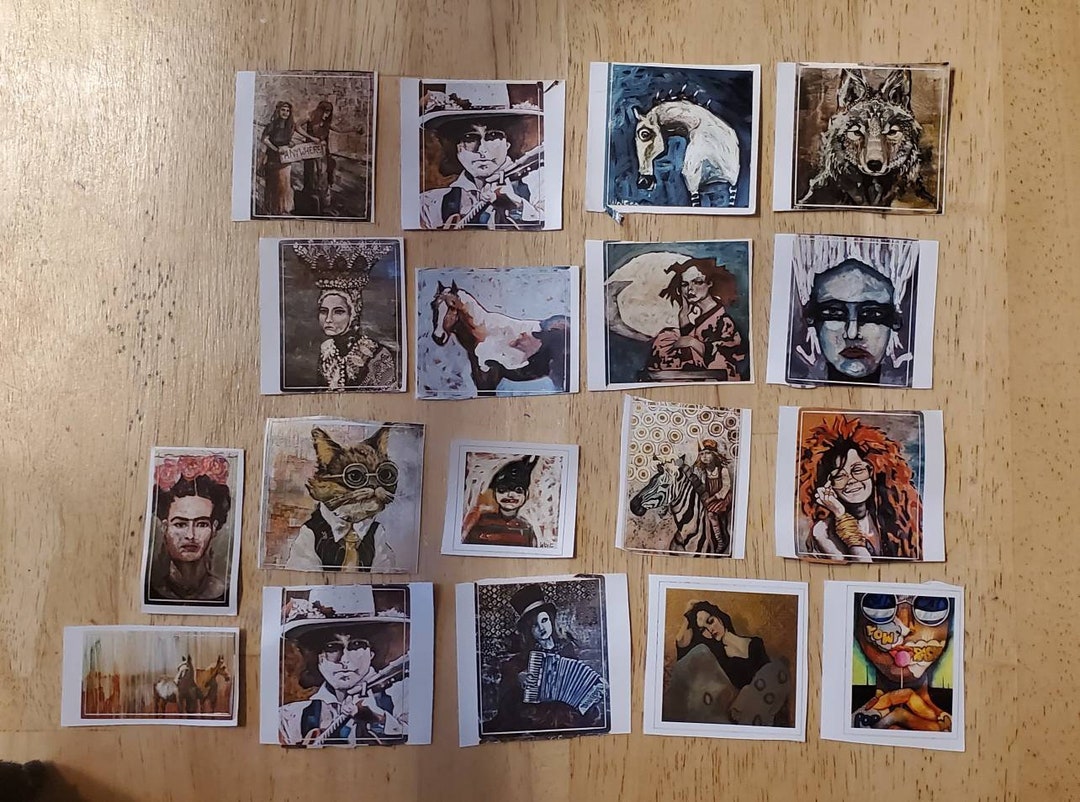 Stickers. Miniature. Doll House. Diorama. Thewoodenwolf Etsy Shop - Etsy