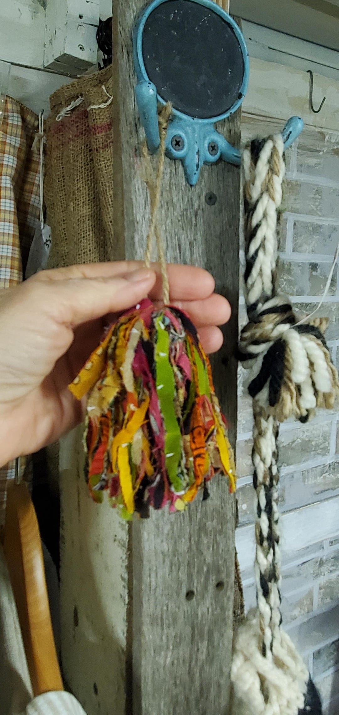 Tassle. Necklace. Car Decor. Room Decor. Kantha. Jewelry. Bohemian ...