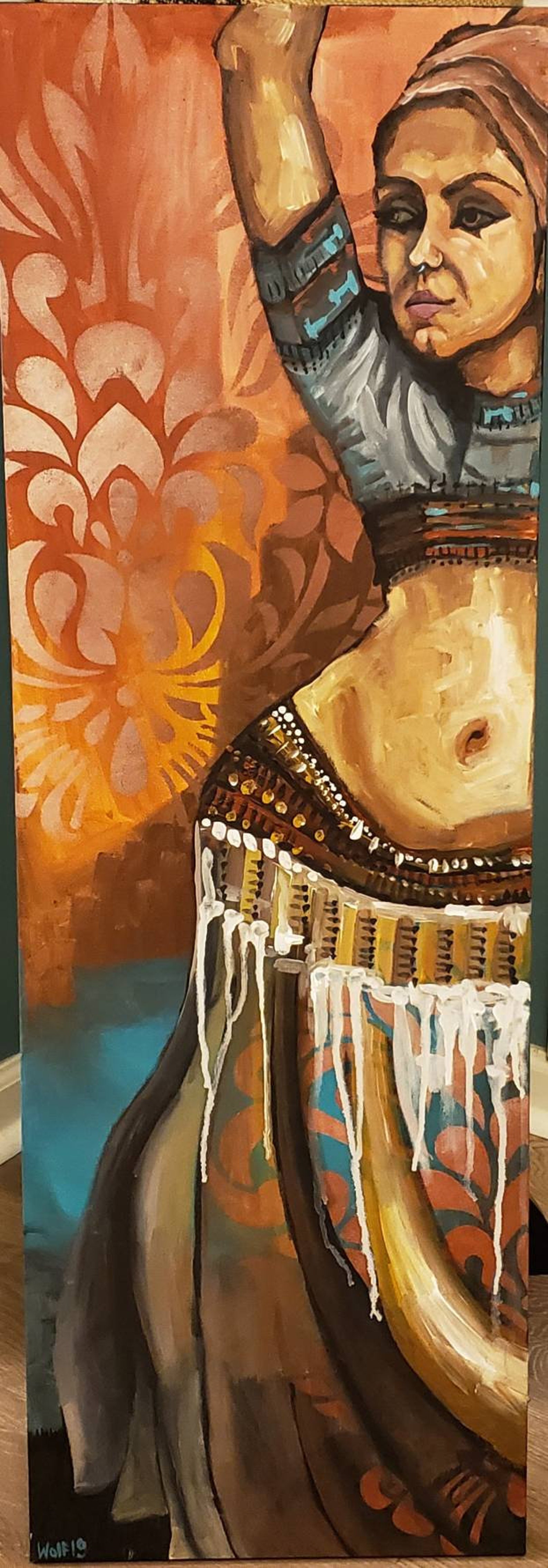 Gypsy Dancer Painting. Original Acrylic Painting. Figure. - Etsy