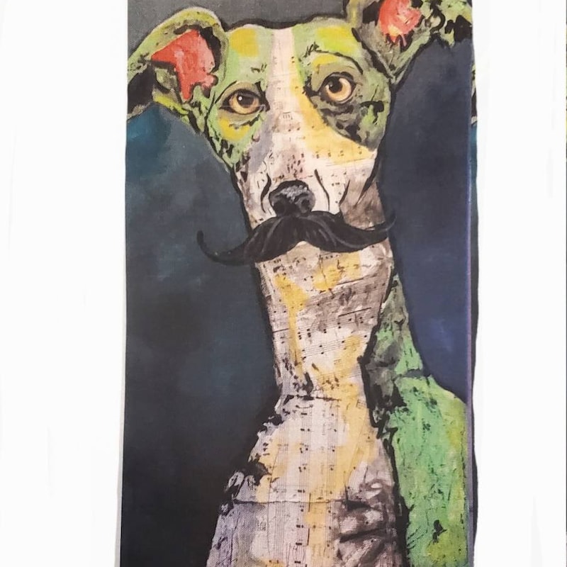 Greyhound Quilt - Etsy