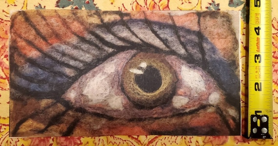 Patch. Clothing Patch. Eye. Photograph of My Handmade Needle | Etsy