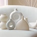 Set of Multiple Ceramic Vases, Mix of Modern Vases, Minimal Vase ...