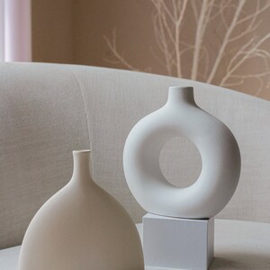 Set of Multiple Ceramic Vases, Mix of Modern Vases, Minimal Vase ...