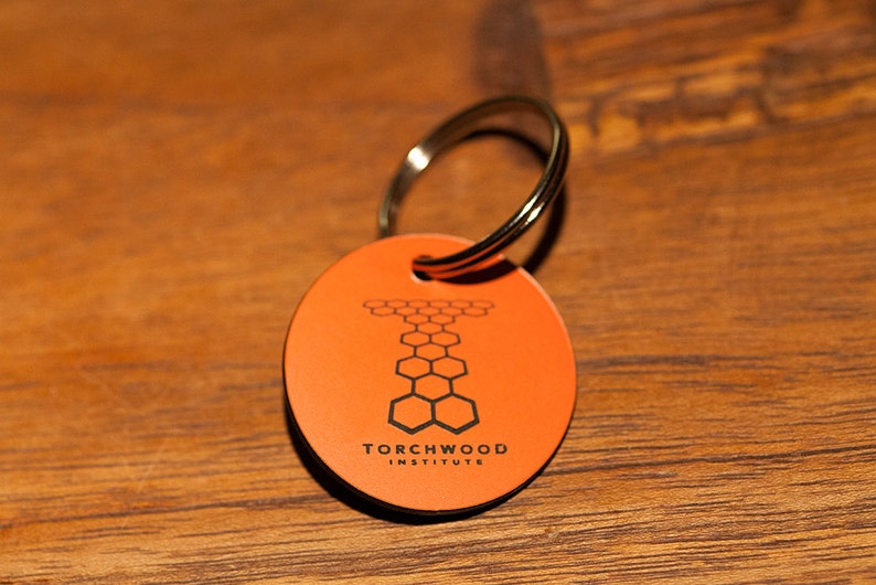 Torchwood Institute Logo Key Chain - Jack Harkness Doctor Who Gwen ...