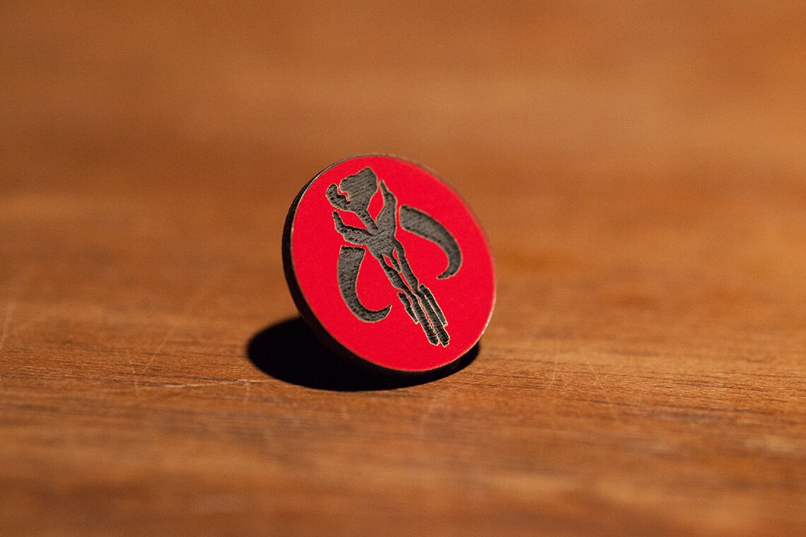 Star Wars Mandalorian Pin Mercenary Death Watch Clan Vizsla - Etsy