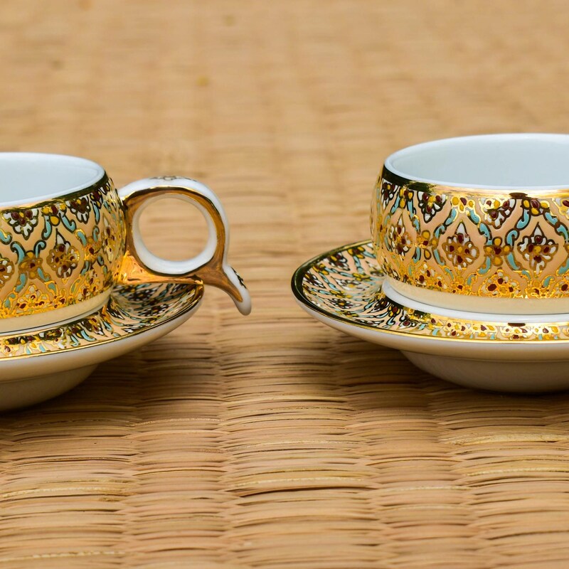 Benjarong Set - Etsy