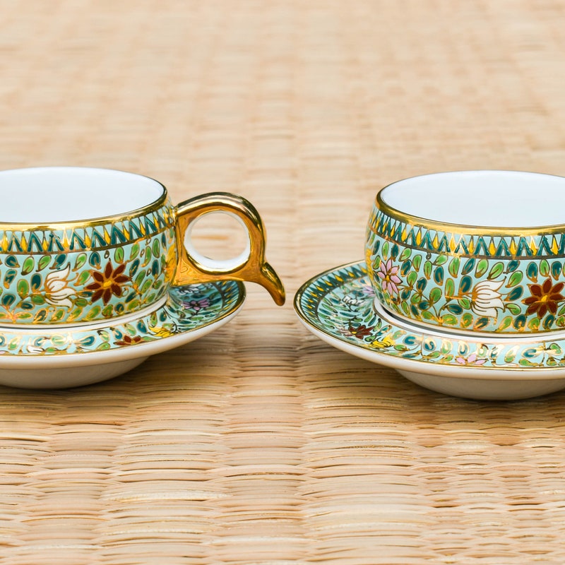 Benjarong Set - Etsy