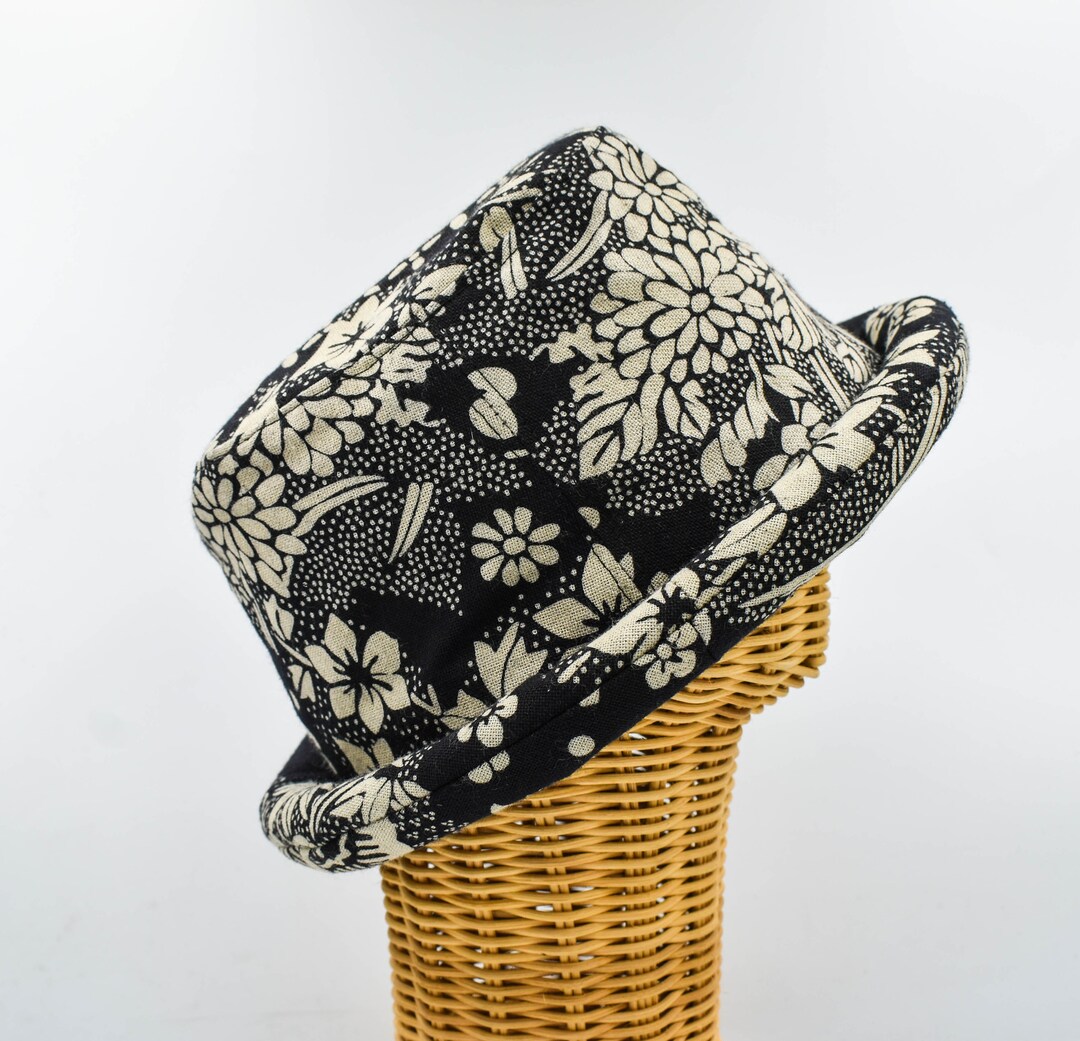 Bucket Boho Roll Brim Hat, Thai Hill Tribe Fabric Hat for Festivals ...