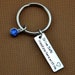 Drive Safe Key RingCustomizable Keychain With Birthstone | Etsy