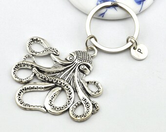 Octopus keychain | Etsy