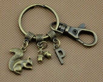 Squirrel key chain | Etsy