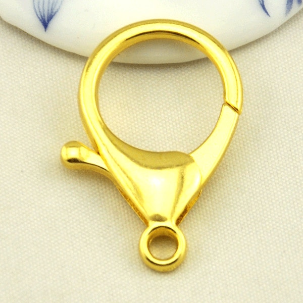 20% OFF on SALE 10 Pcs Extra Large Lobster Claw Clasps, Gold Plated ...