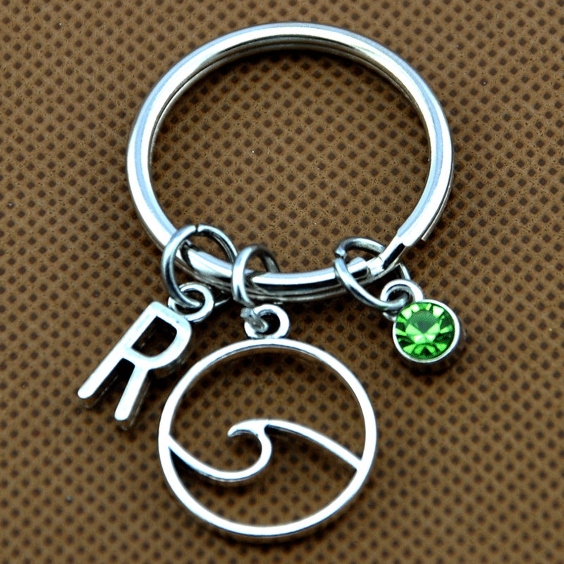Beach Keychain Wave Keychain Ocean Keychain Summer - Etsy