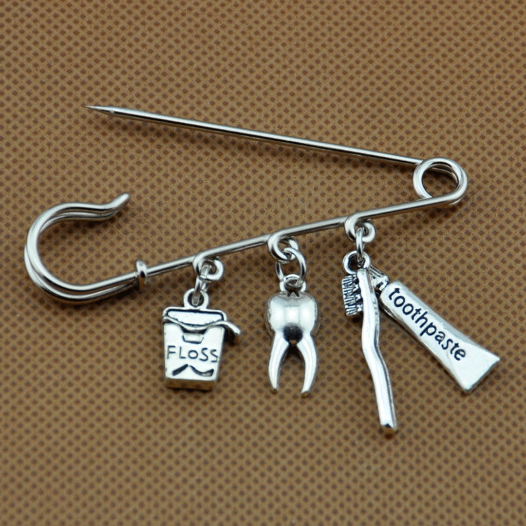 Dentist Safety Pins, Dental Hygienist Safety Pins,tooth Paste Safety ...