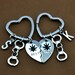 Set of 2 Best Buds Keychain Set SMALL Broken Heart Keychains - Etsy