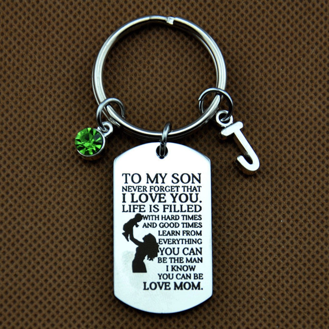 TO MY SON Keychain,birthday Graduation Gift Military Navy,gift for Son ...