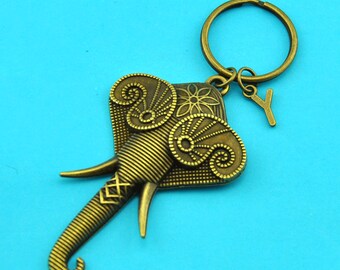Elephant key chain | Etsy