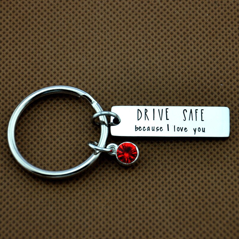 Drive Safe Because I Love You drive Safe Keyring Long | Etsy