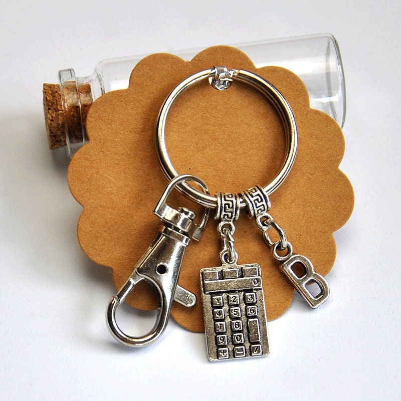 Calculator Keychain - Etsy