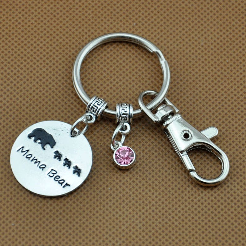 Family Key Ring Mama Bear and Baby Bear Key Chain Lovely - Etsy
