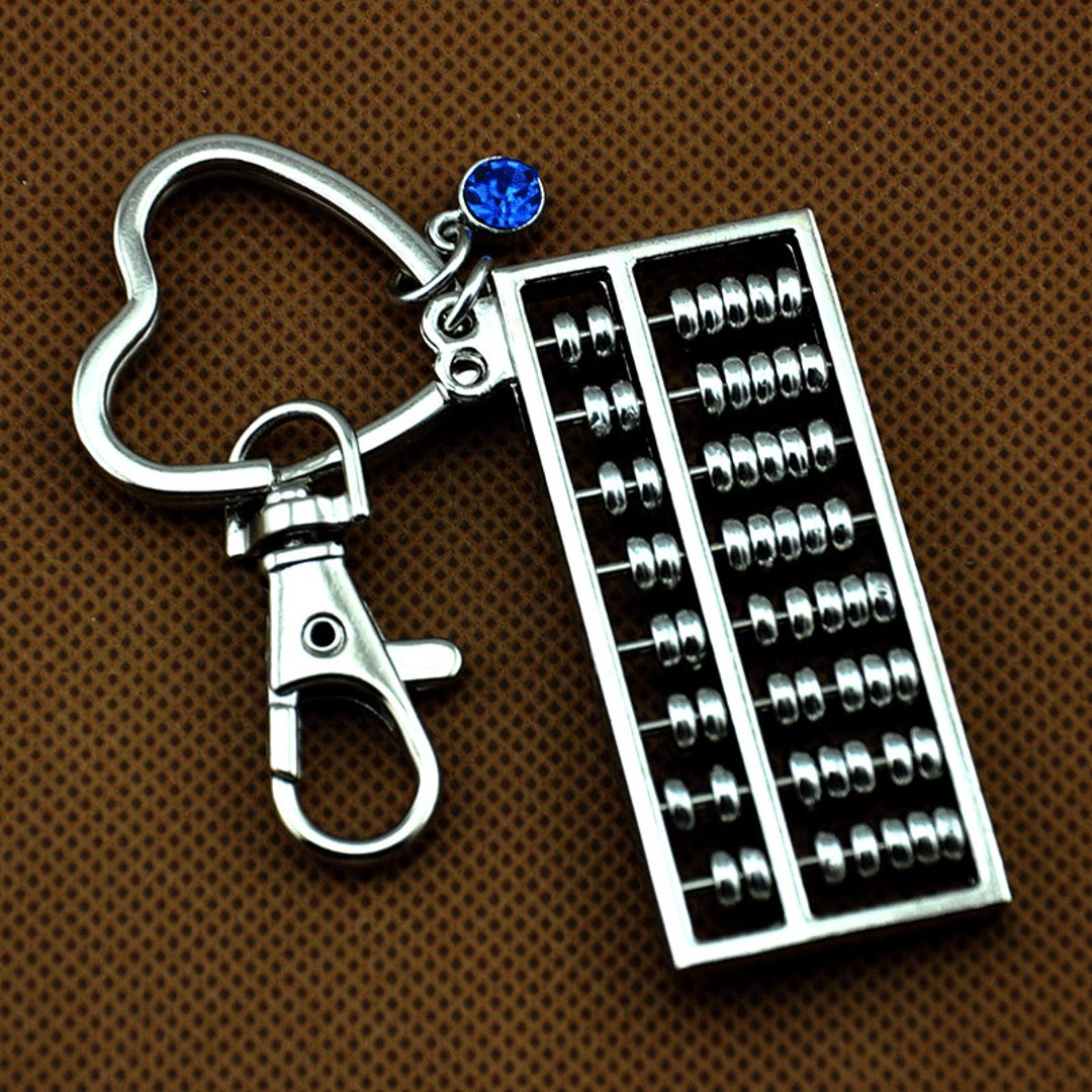 Working Abacus Keychain,maths Gifts,math Teacher Gift,math Geek, Gift ...