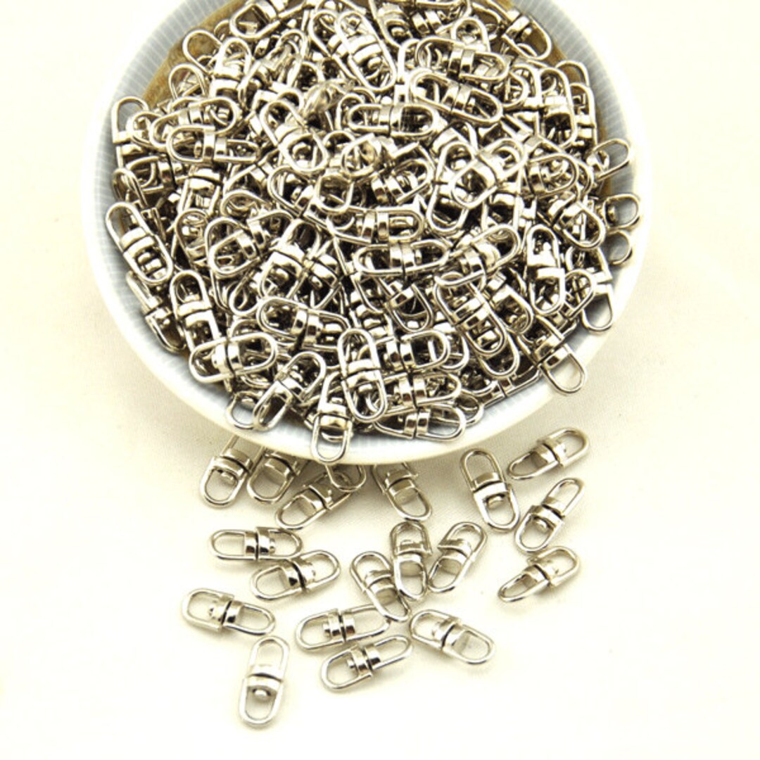 16mm X 7mm Swivel Key Ring Connectors Key Chain Supplies Key Chain ...