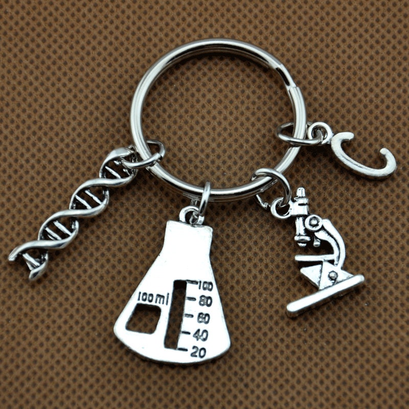 DNA Keychain Ultimate Science Keyring Scientist Keyring - Etsy