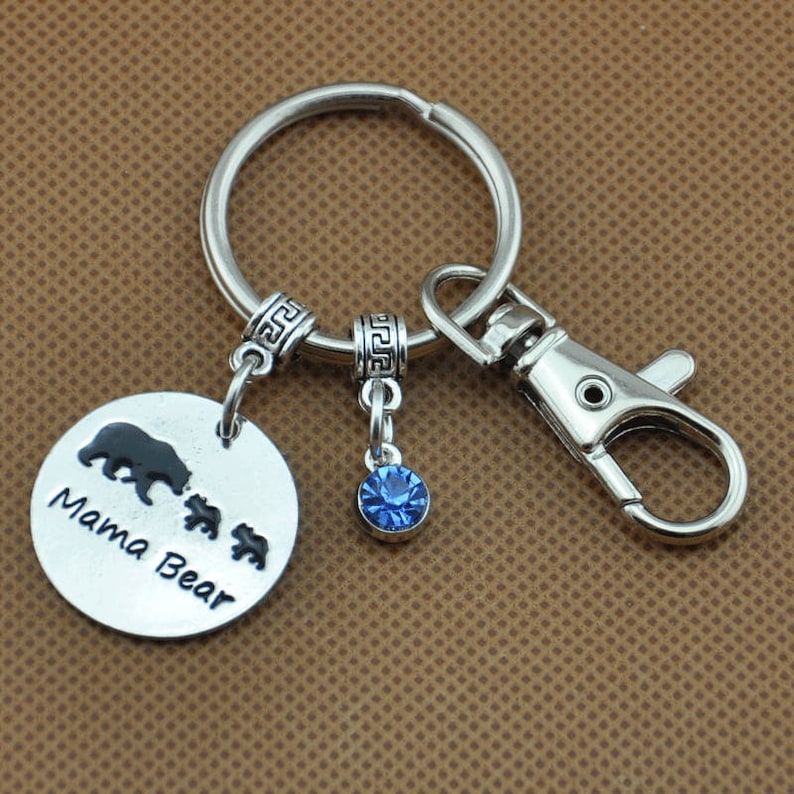 Family Key Ring Mama Bear and Baby Bear Key Chain Lovely - Etsy