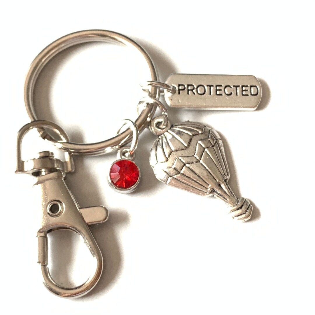Hot Air Balloon Keychain Balloon Key Chain Gift for Friend Airballoon ...