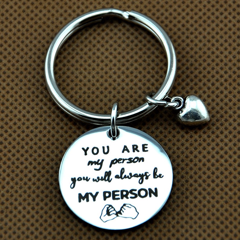 You Are My Person Key Ring Pinkie swear Key RingBest Friend | Etsy