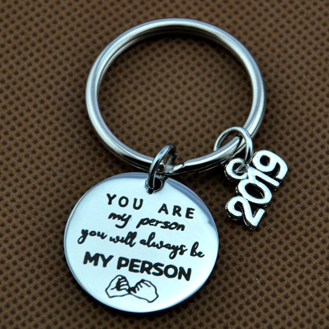 You Are My Person Keychain Friends Keychain Best Friend Gift - Etsy