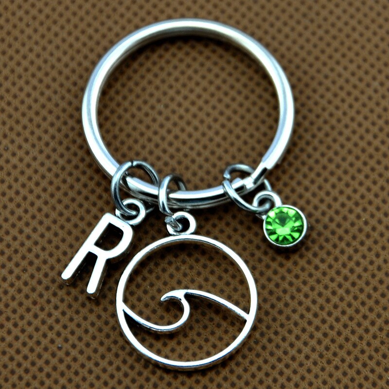 Beach Keychain Wave Keychain Ocean Keychain Summer - Etsy